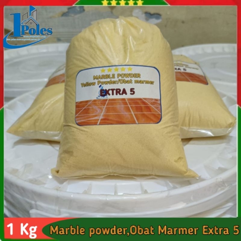 Jual Obat Poles Marmer,Yellow Powder,Extra 5 (Kemasan plastik) | Shopee ...