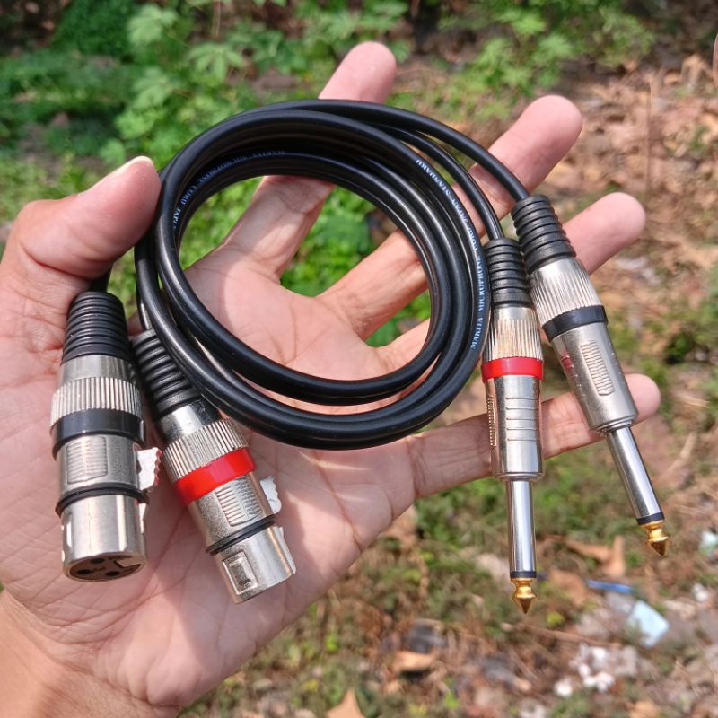 Jual Jack audio Canon xlr female ke akai 1 pasang/set makitaa | Shopee ...