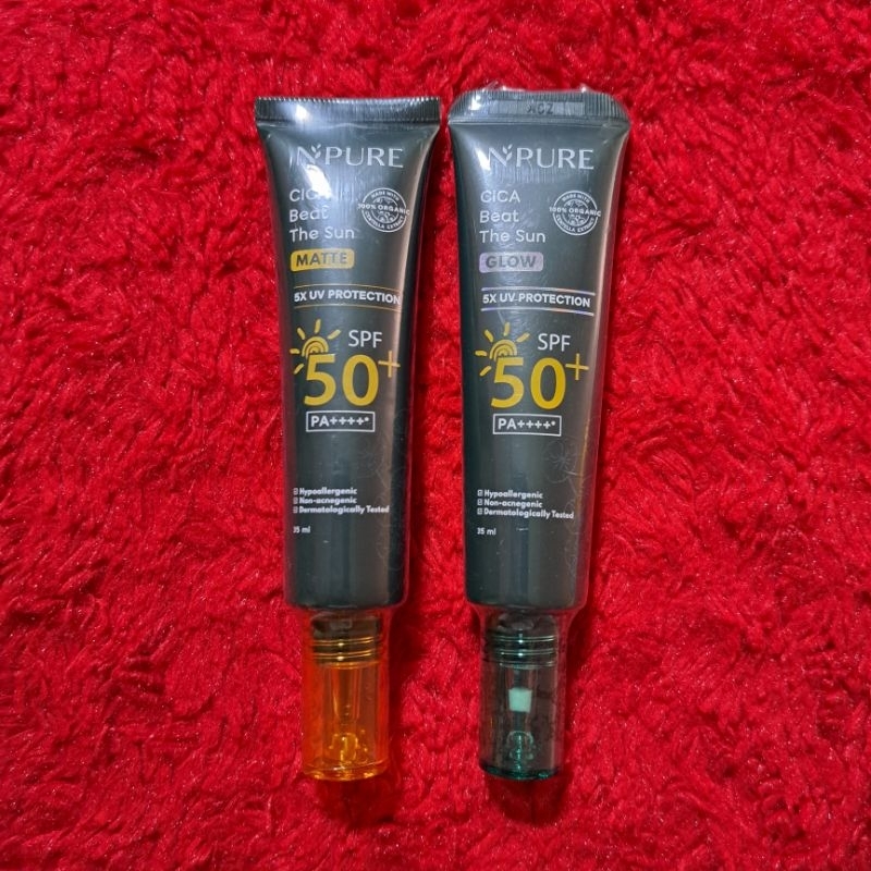 Jual Npure sunscreen cica beat the sun Glow / Matte SPF 50 PA ...