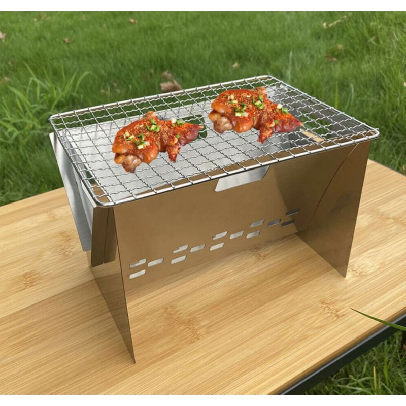 Jual Alat panggang arang lipat barbeque mini / portable outdoor grill ...