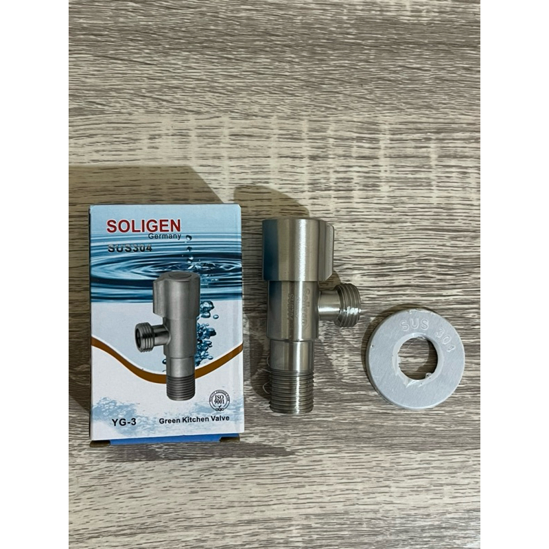 Jual Stop Kran Soligen Kloset 1 Cabang | Single Stainless Jet Shower ...