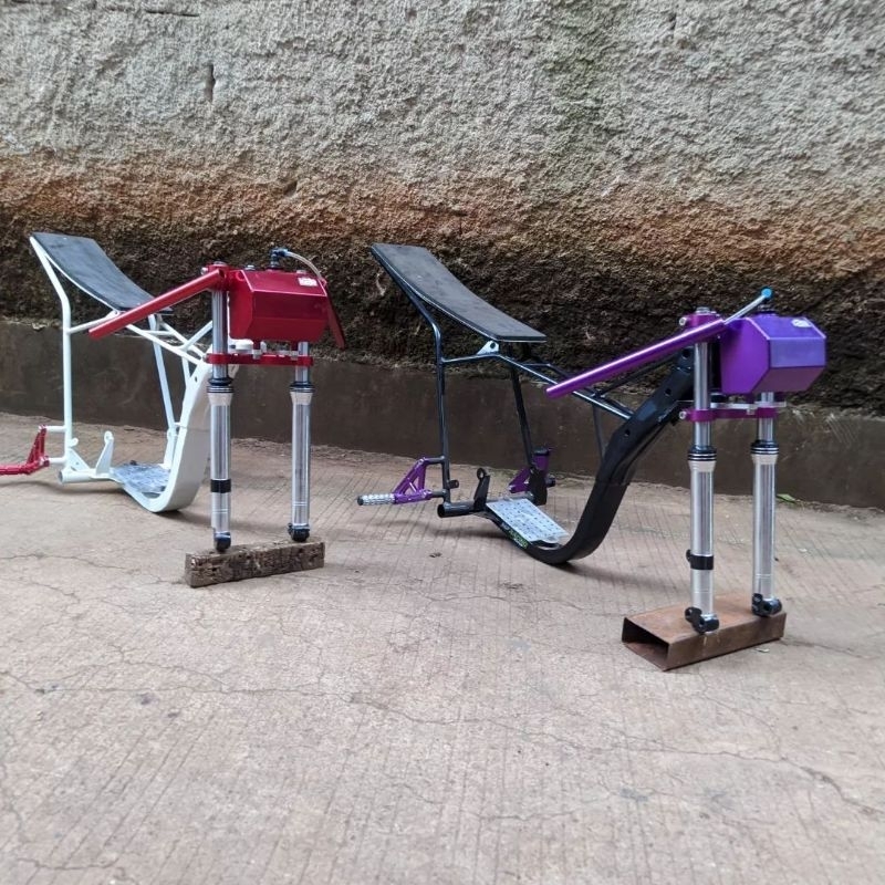 Jual frame kerangka sasis batangan rangka drag Mio 200cc 201m rangka ...