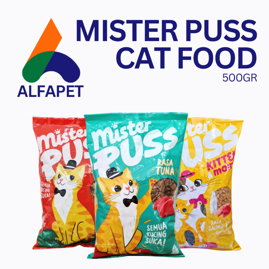 Jual Mister puss 500gr makanan kucing | Shopee Indonesia