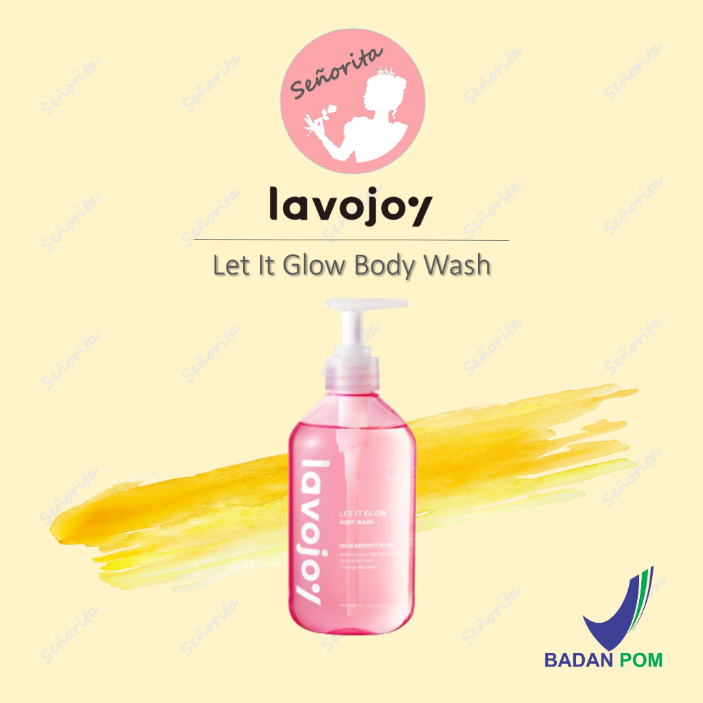 Jual LVJ LAVOJOY Let It Glow Body Wash 300ml | Shopee Indonesia