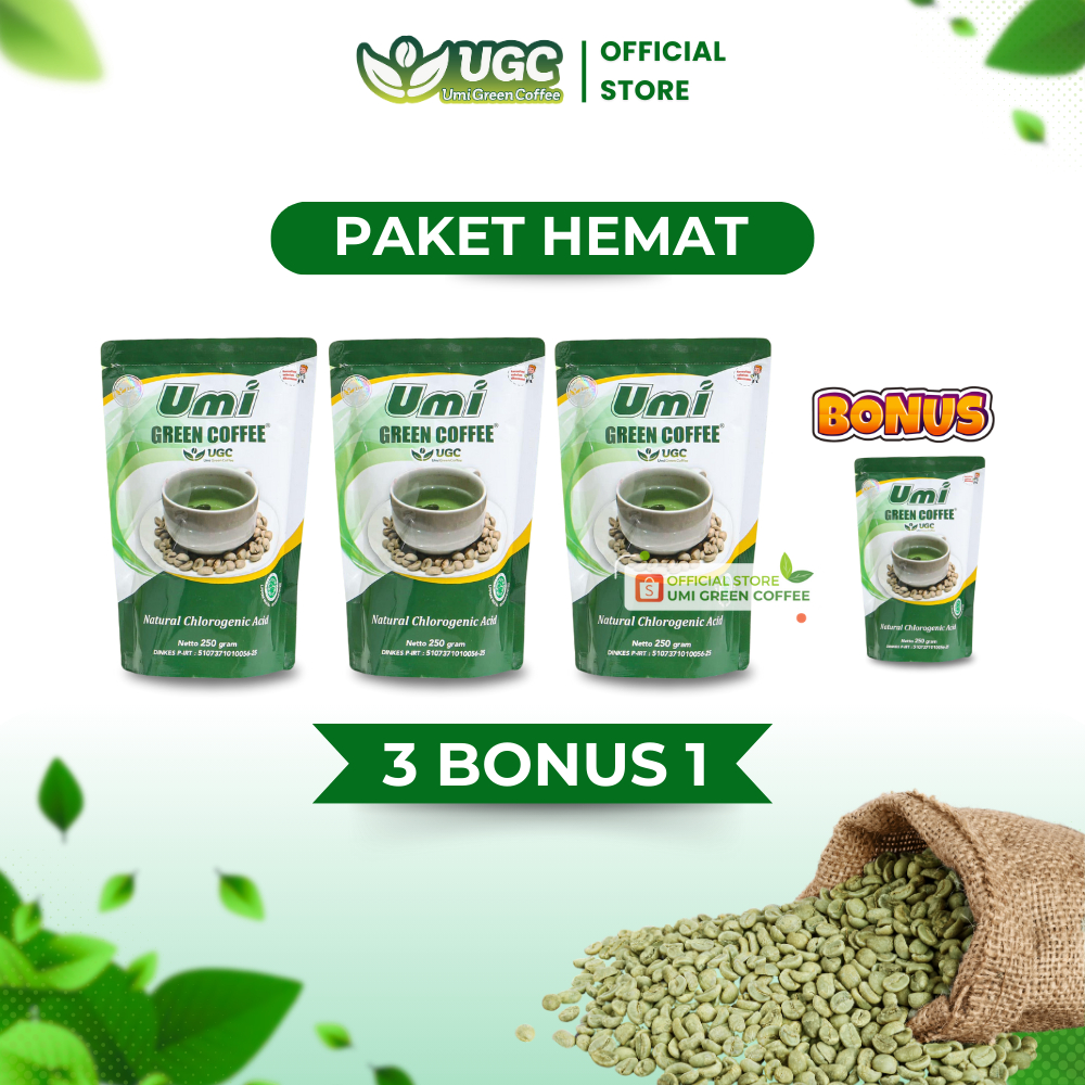 Jual UGC Umi Green Coffee Kopi Hijau 4 Pcs | Shopee Indonesia