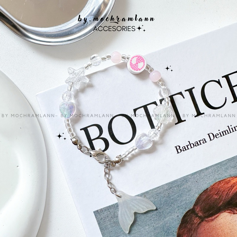 Jual Gelang Gwen Mermaid//Gelang Spiderman//Gelang Manik Beads Bracelet ...