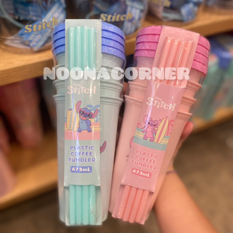 Jual Miniso x Disney ‼️ Plastic Coffee Tumbler Lilo & Stitch Angel ...