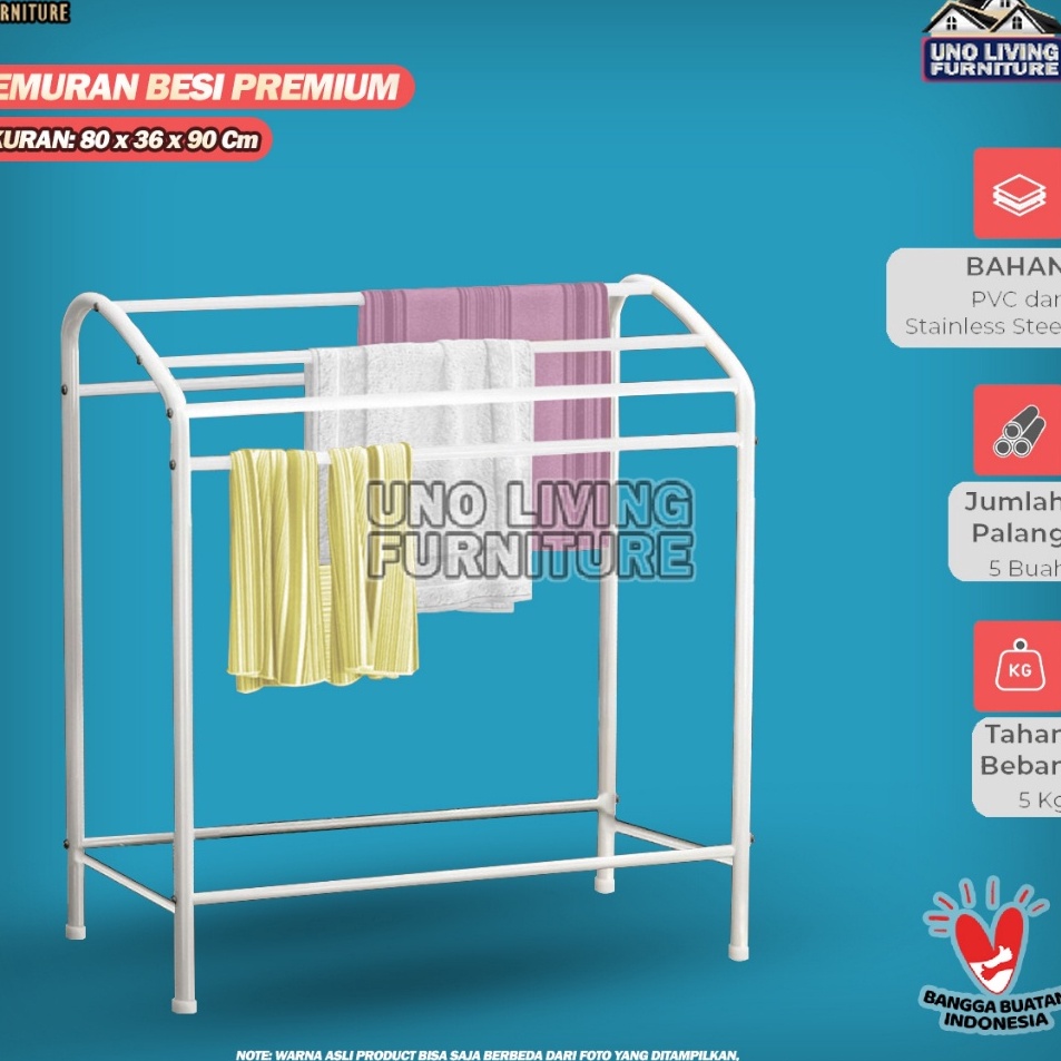 Jual Rak jemuran handuk rak handuk jemuran baju celana Jemuran Besi ...