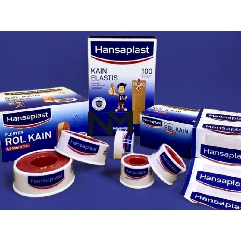 Jual HANSAPLAST PLESTER KAIN ELASTIS | Shopee Indonesia