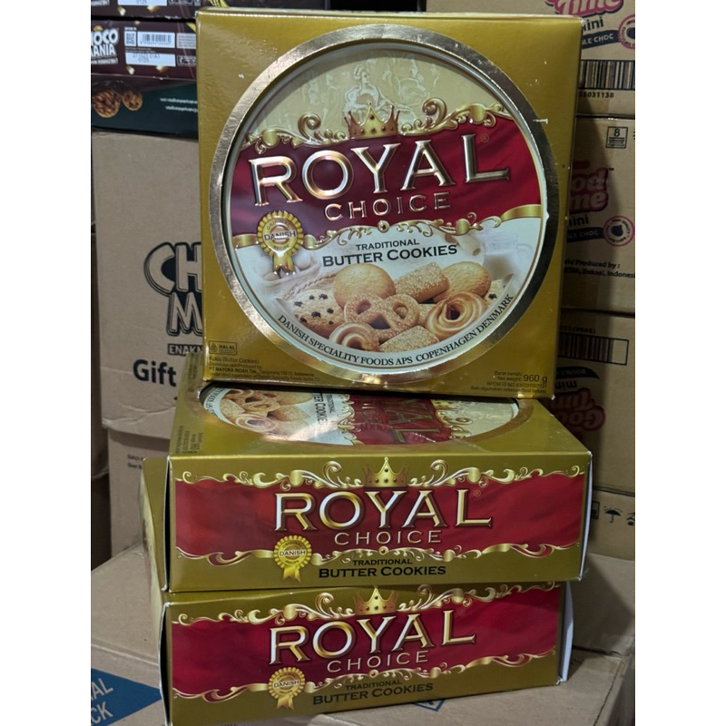 Jual Biskuit Royal Choice kaleng Besar 960gr sangat murah | Shopee ...