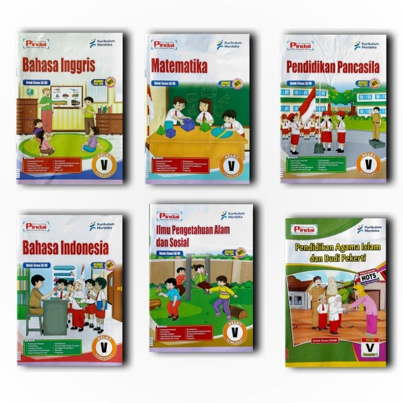 Jual BUKU SISWA LKS PINDAI KELAS 5 SEMESTER 1 KURIKULUM MERDEKA ...