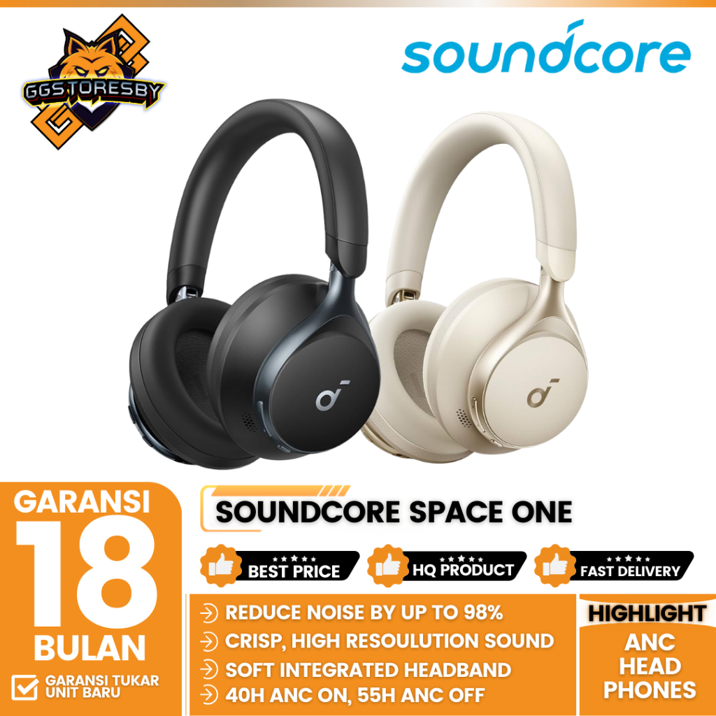 Jual Headphone Soundcore Space One Bluetooth - A3035 | Shopee Indonesia