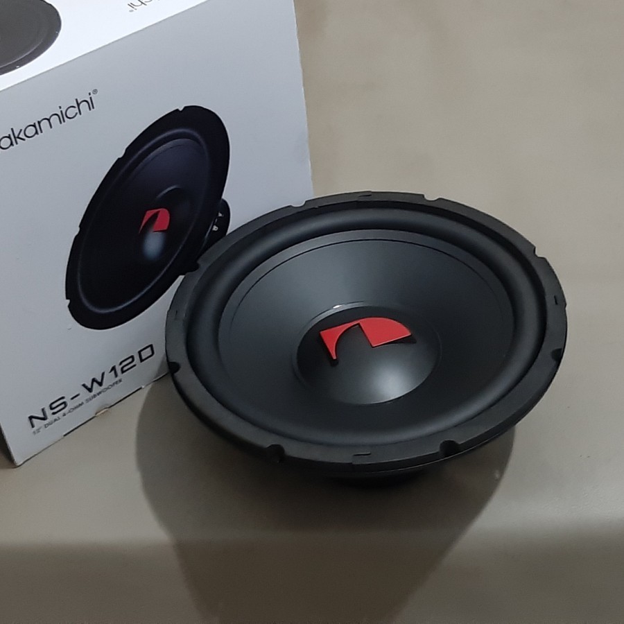 Jual Subwoofer 12 inch NAKAMICHI NS-W12D Double Coil Subwofer 12inch NS ...