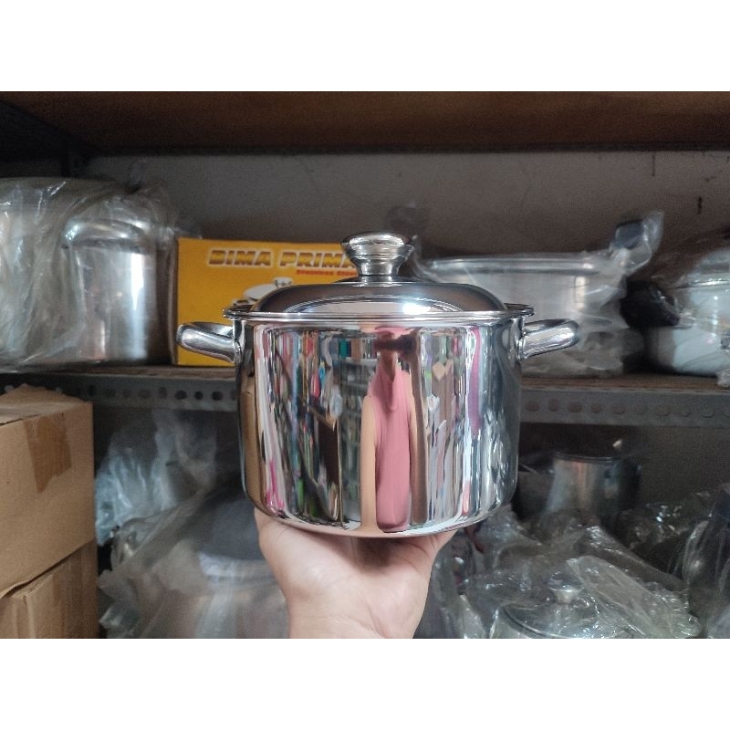 Jual Panci Bima Saucepot 16cm/Panci Bima 2L stainless | Shopee Indonesia