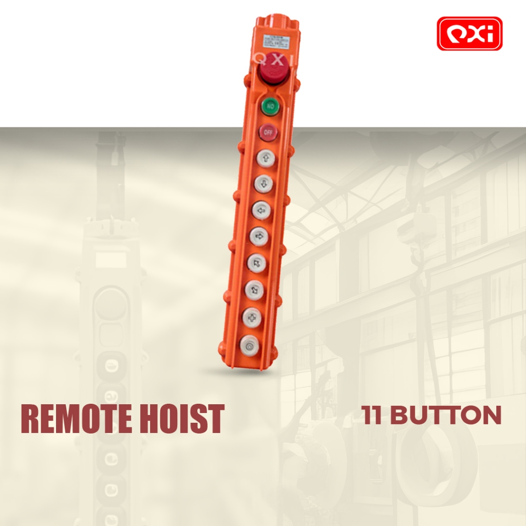 Jual Remote Hoist Button Control 11 Tombol / Remot Crane Push Button ...