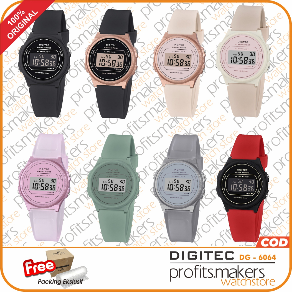 Jual DIGITEC DG 6064 / DG-6064 / DG6064 Watch Jam Tangan ORIGINAL ...
