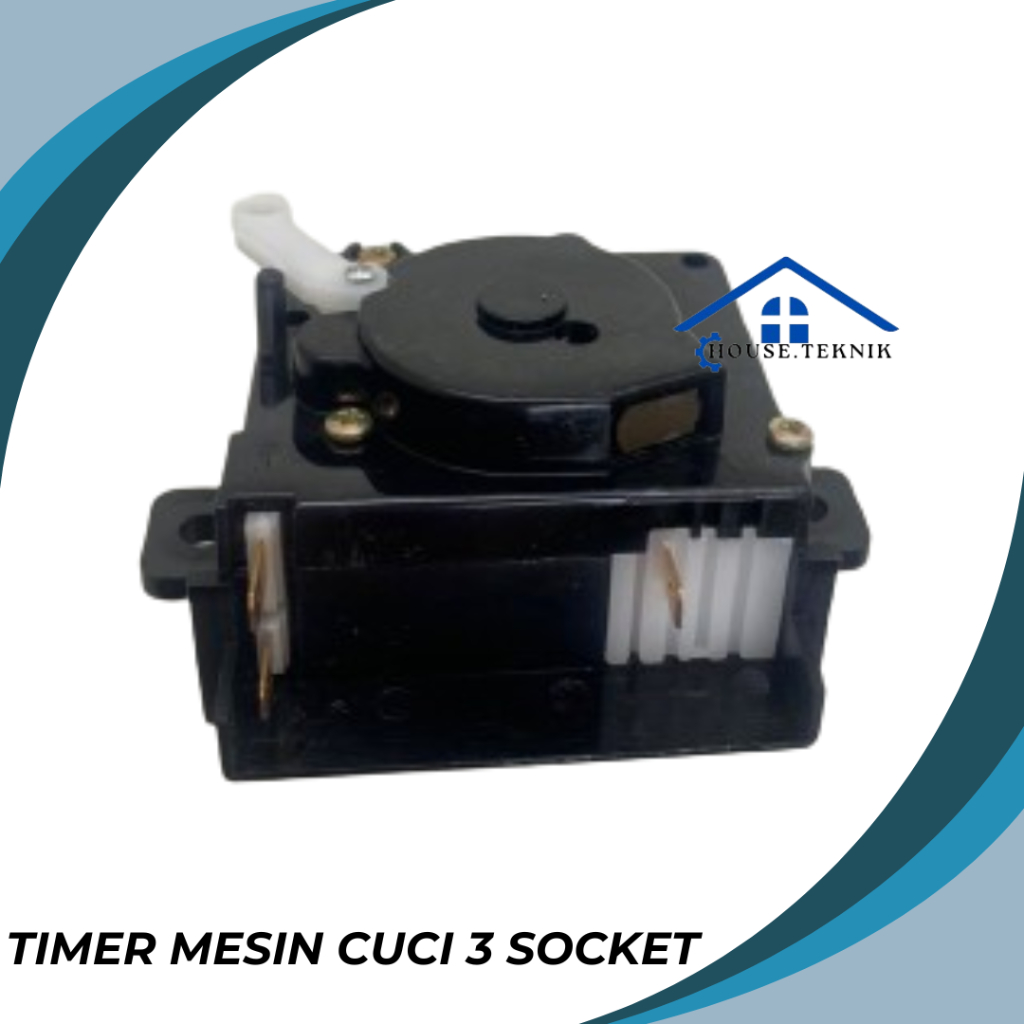 Jual TIMER MESIN CUCI 3 PIN TIMER WASHING 3 SOCKET SHARP | Shopee Indonesia