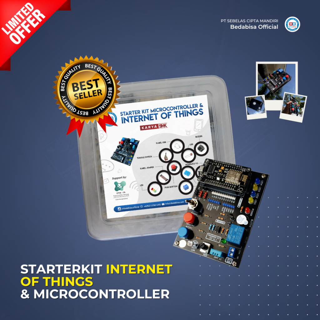 Jual TRAINER KIT IOT (Microcontroller Trainer Kit dan Internet of Things ) All in 1 | Shopee ...