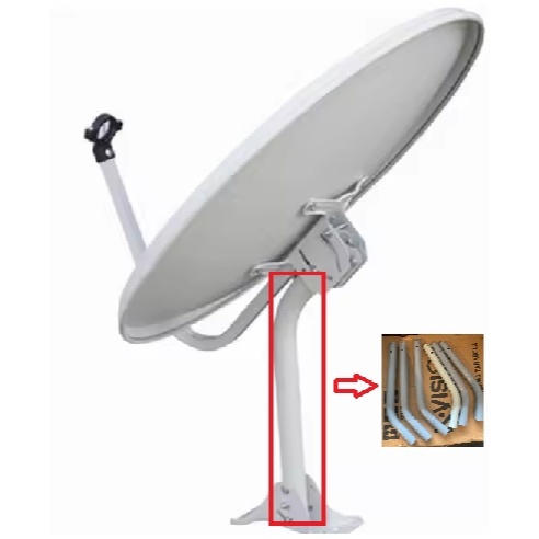 Jual Tiang bulat Mounting Parabola mini Offset KU-Band | Shopee Indonesia
