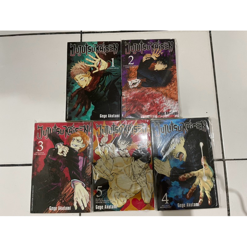 Jual Komik Jujutsu Kaisen set 1-5 | Shopee Indonesia
