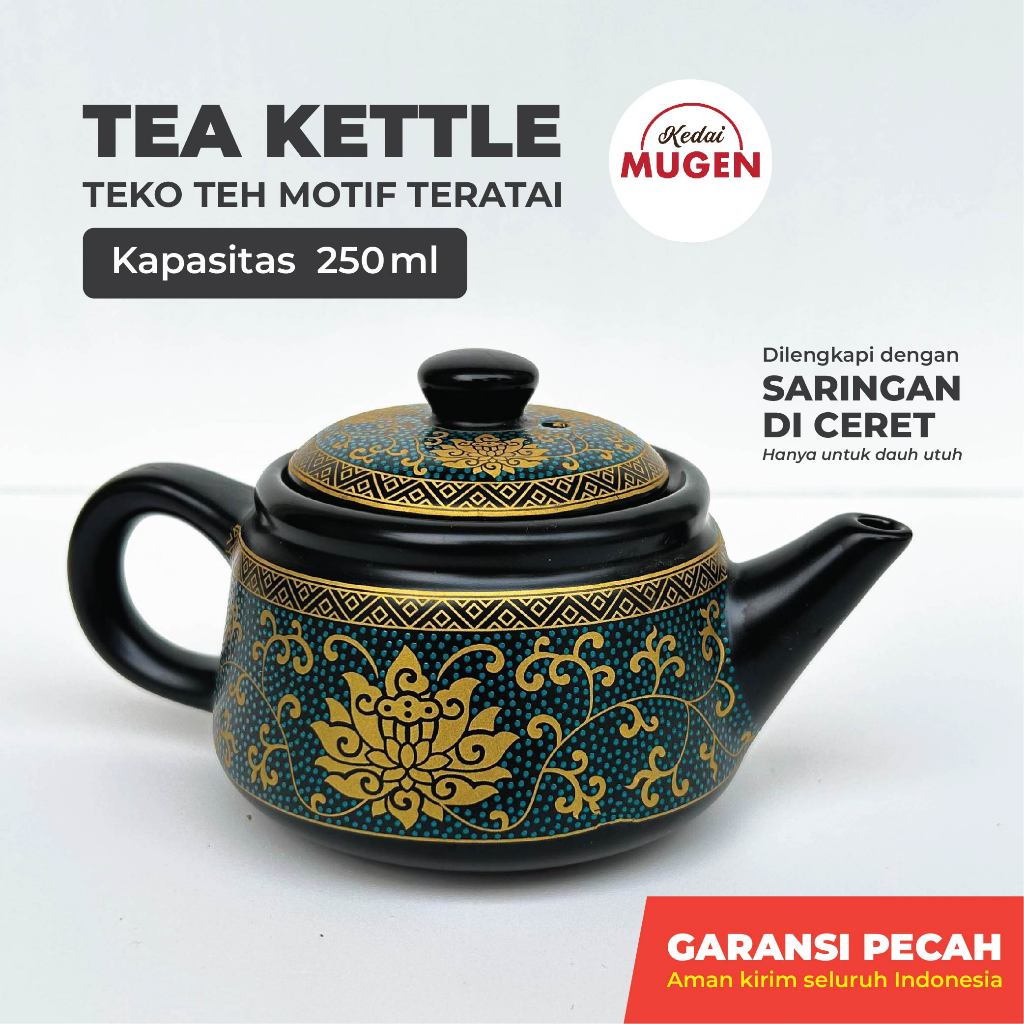Jual Kedai Mugen - Ceramic Tea Kettle | Ketel Teko Teh Keramik Estetik ...