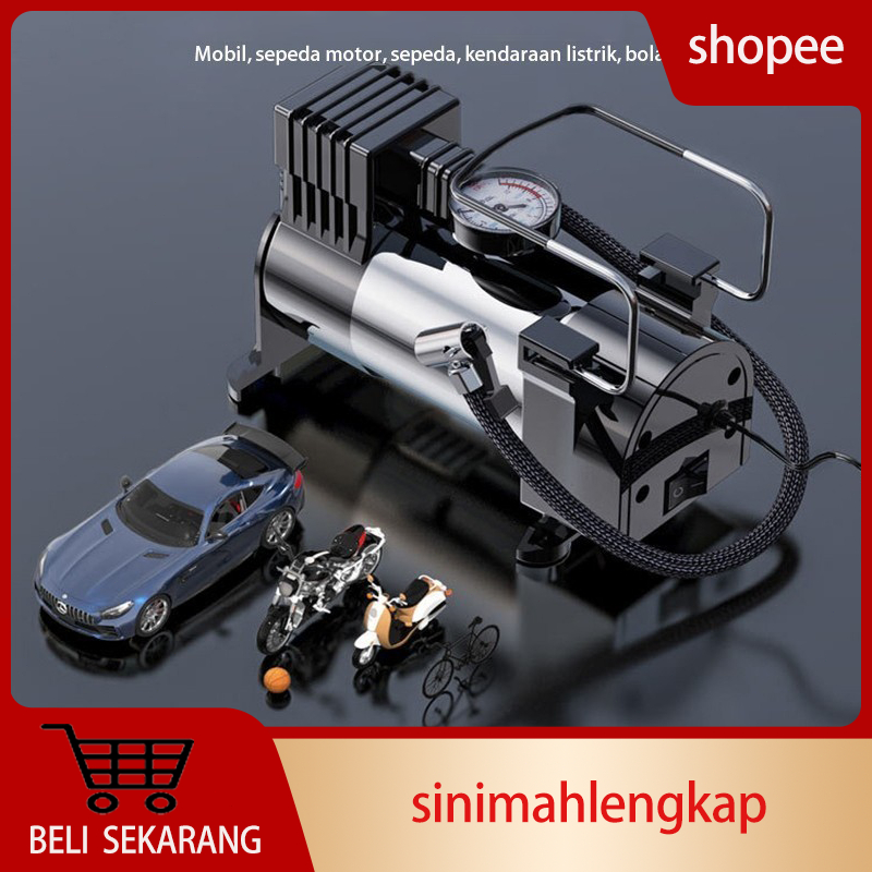 Jual Pompa udara mobil ban pompa udara mobil portabel 12v mobil tekanan ...
