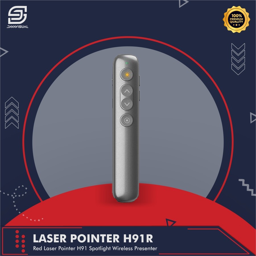 Jual Pointer H91 Spotlight Wireless Presenter Pointer Spotlight - Red ...
