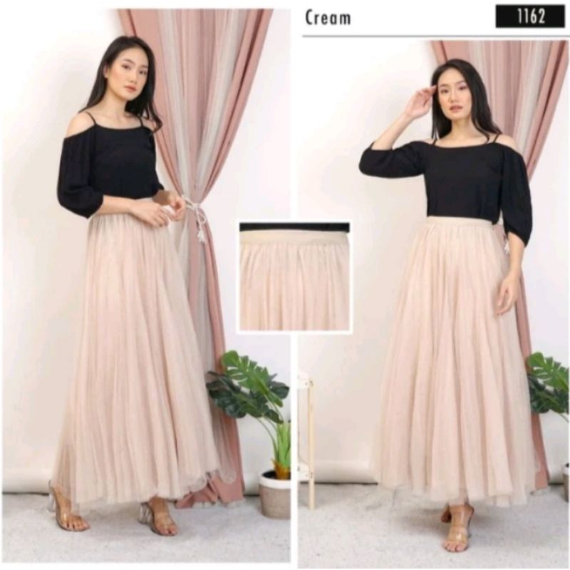 Jual ROK TUTU PANJANG TIGA LAYERS IMPORT PREMIUM/ROK PANJANG TUTU/ROK ...