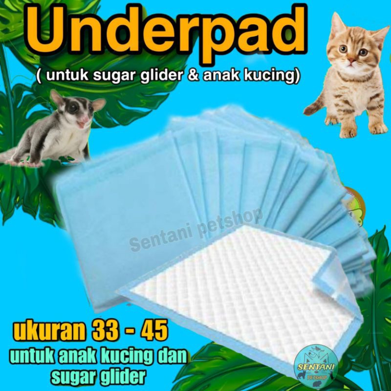 Jual Alas kandang sugar glider - alas kandang kucing - underpad kucing ...