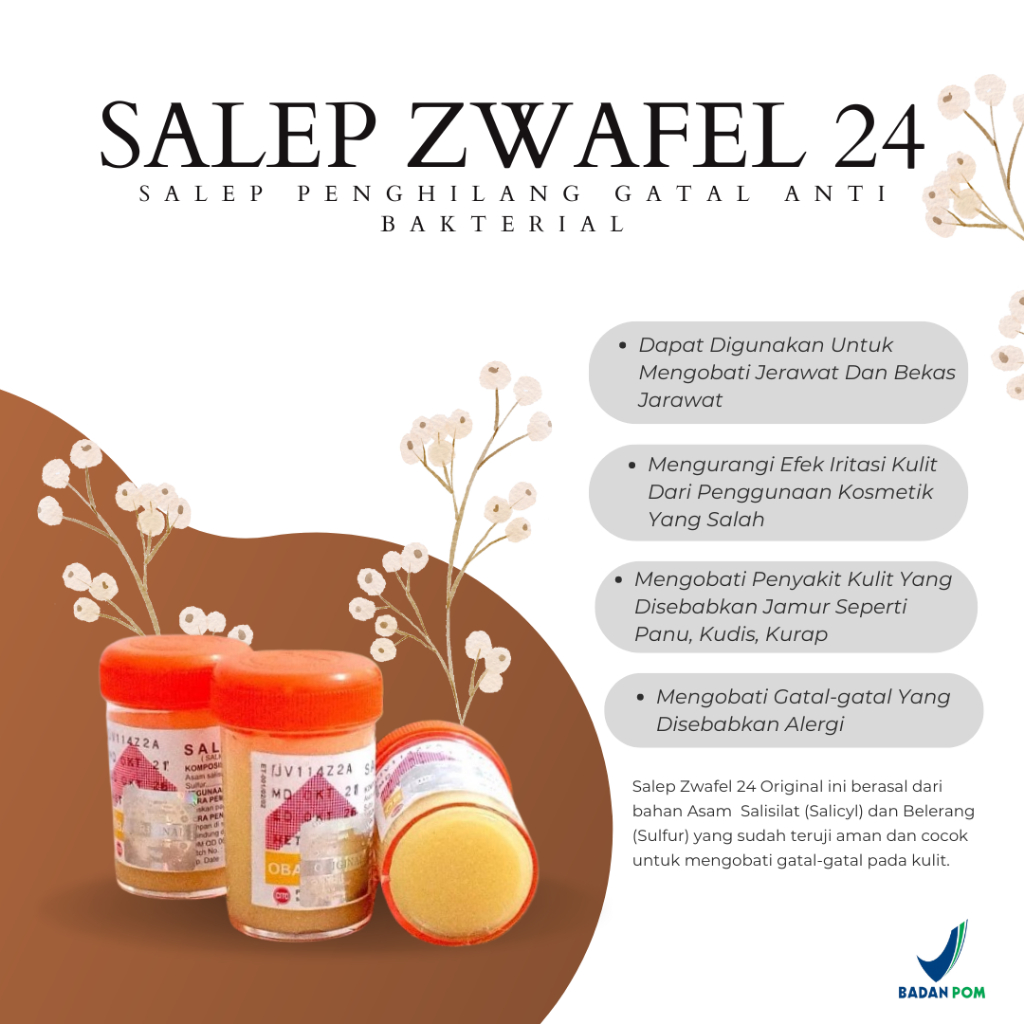 Jual Salep Zwafel 24 Original Obat Asli Gatal Panu Kutuair Kadas Kurap ...