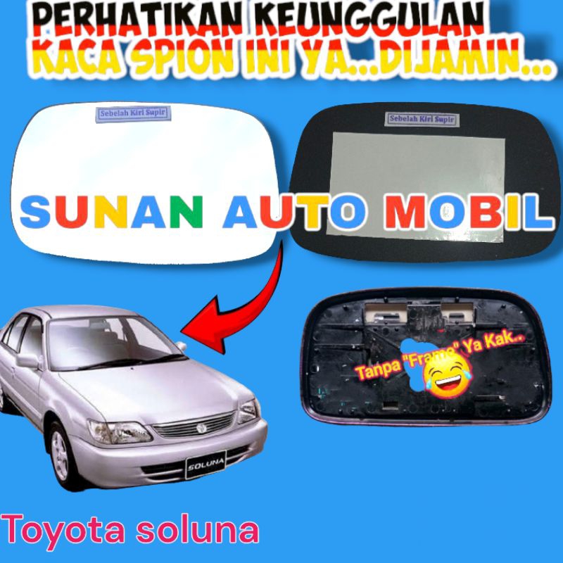 Jual toyota soluna kaca spion toyota soluna altis vios limo kaca saja ...
