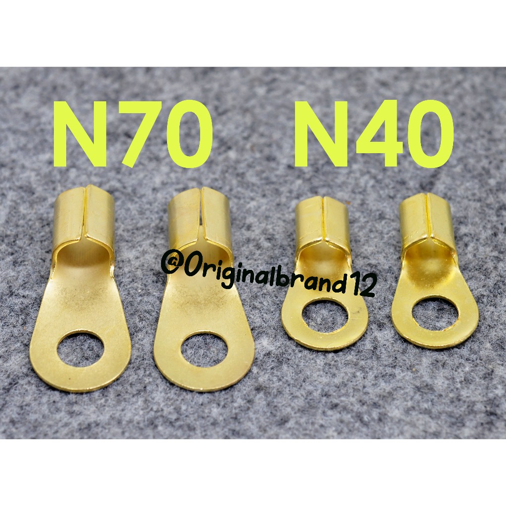 Jual Terminal Skun AKI N40 N70 Kuning RING BULAT Baut 14 | Shopee Indonesia