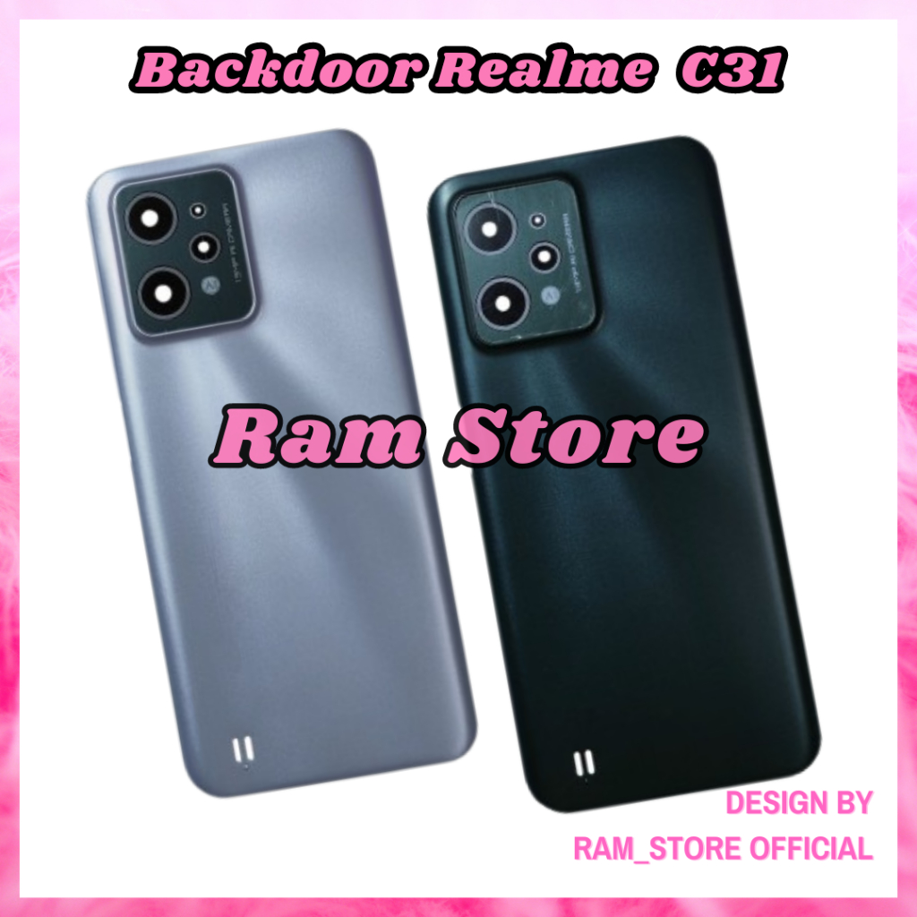 Jual Backdoor REALME C31 Cover Casing Backdor Backcover Tutup Baterai ...