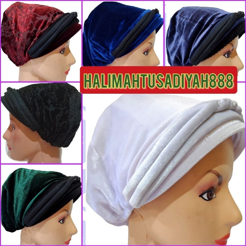 Jual Kerpus nenek topi eyang Ciput mbah songkok hijab turban praktis ...