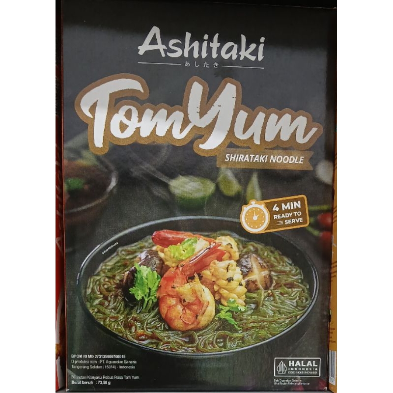 Jual Ashitaki Tom Yum Shirataki Noodles 75g - HK | Shopee Indonesia