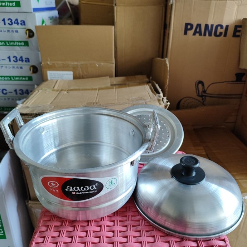 Jual KODE T95X Dandang panci kukus Jawa no 18 Maspion panci logam jawa ...