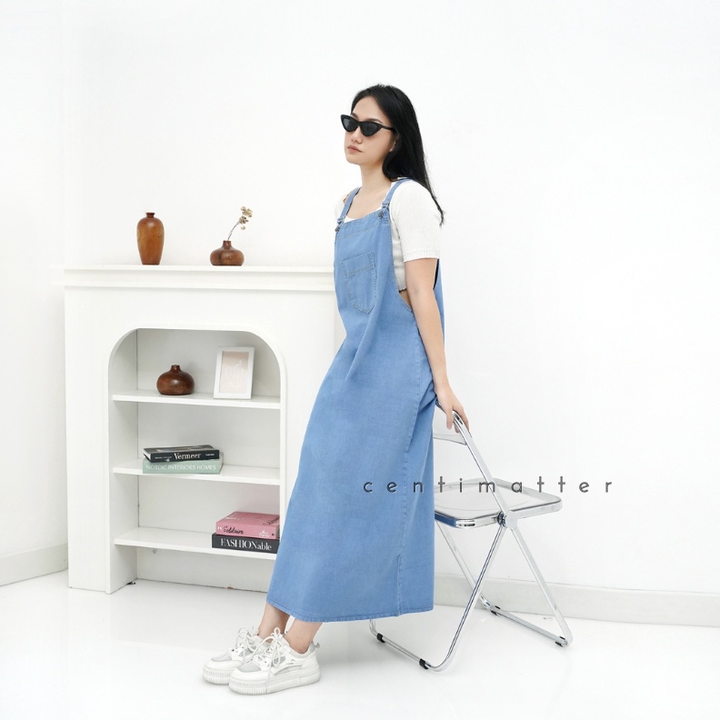 Jual KODE R89Y Centimatter Haydee Overall Denim Overall Panjang Casual ...