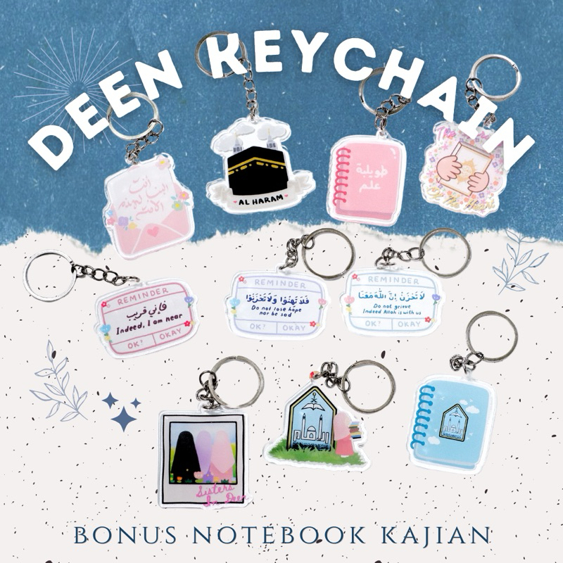 Jual Deen Reminder Islamic Motivational Keychain | Gantungan Kunci Tas ...