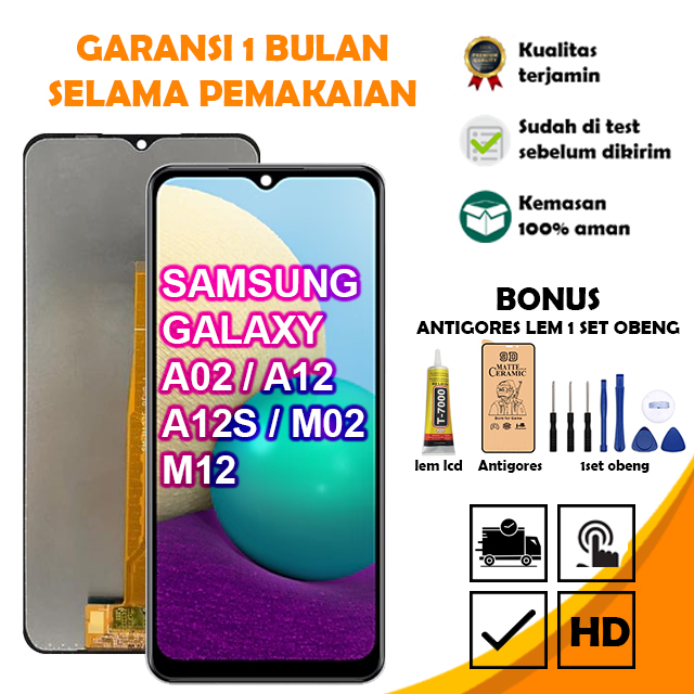 Jual [ ORIGINAL ] LCD SAM SUNG GALAXY A02/A12/A12S/A32 5G /M02/M12/A022 ...