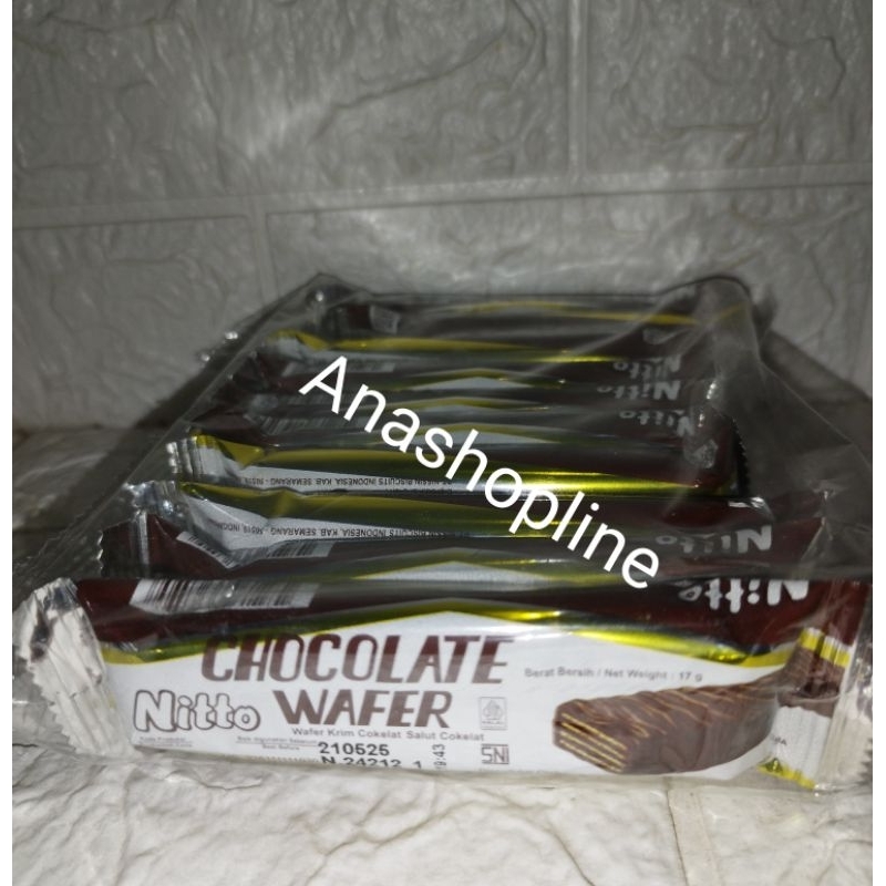 Jual Nitto Coklat Wafer per pack | Shopee Indonesia