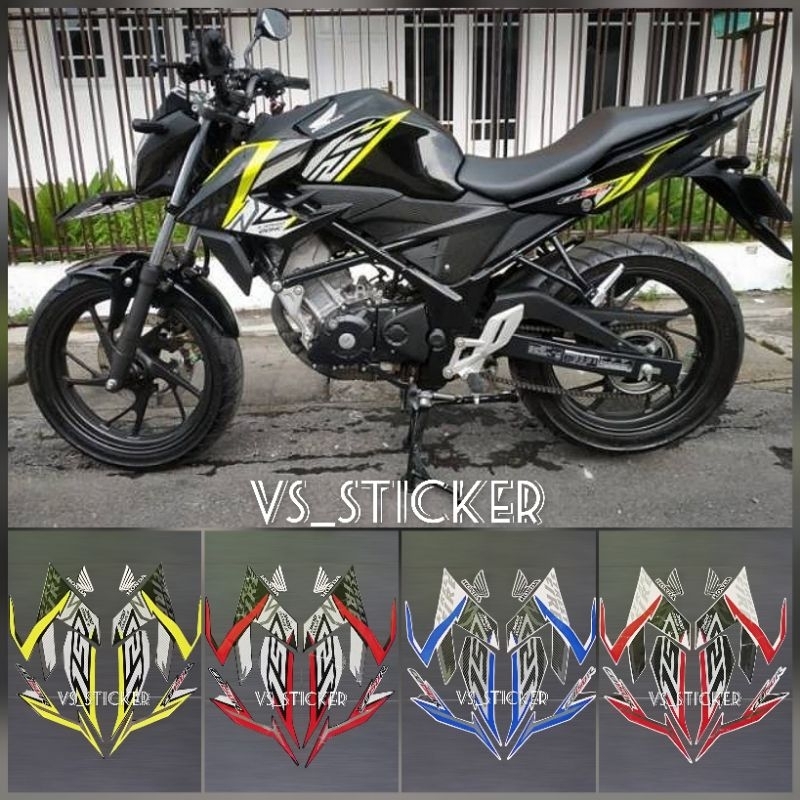 Jual STRIPING LIST STANDART MOTOR HONDA CB150R CB 150R 2017 HITAM HIJAU ...