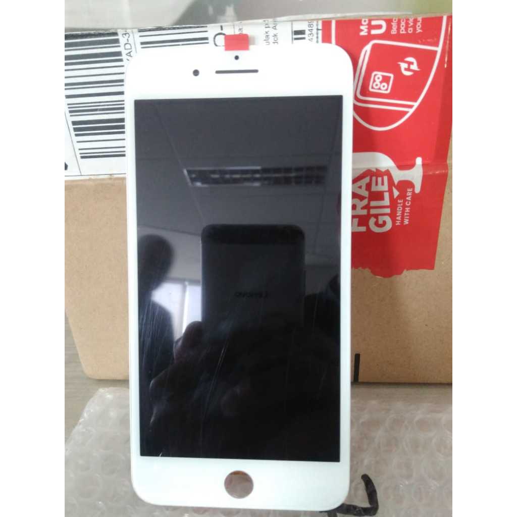 Jual lcd 7 plus 7+ ( PUTIH )fullset dengan touchscreen 100% compatible ...