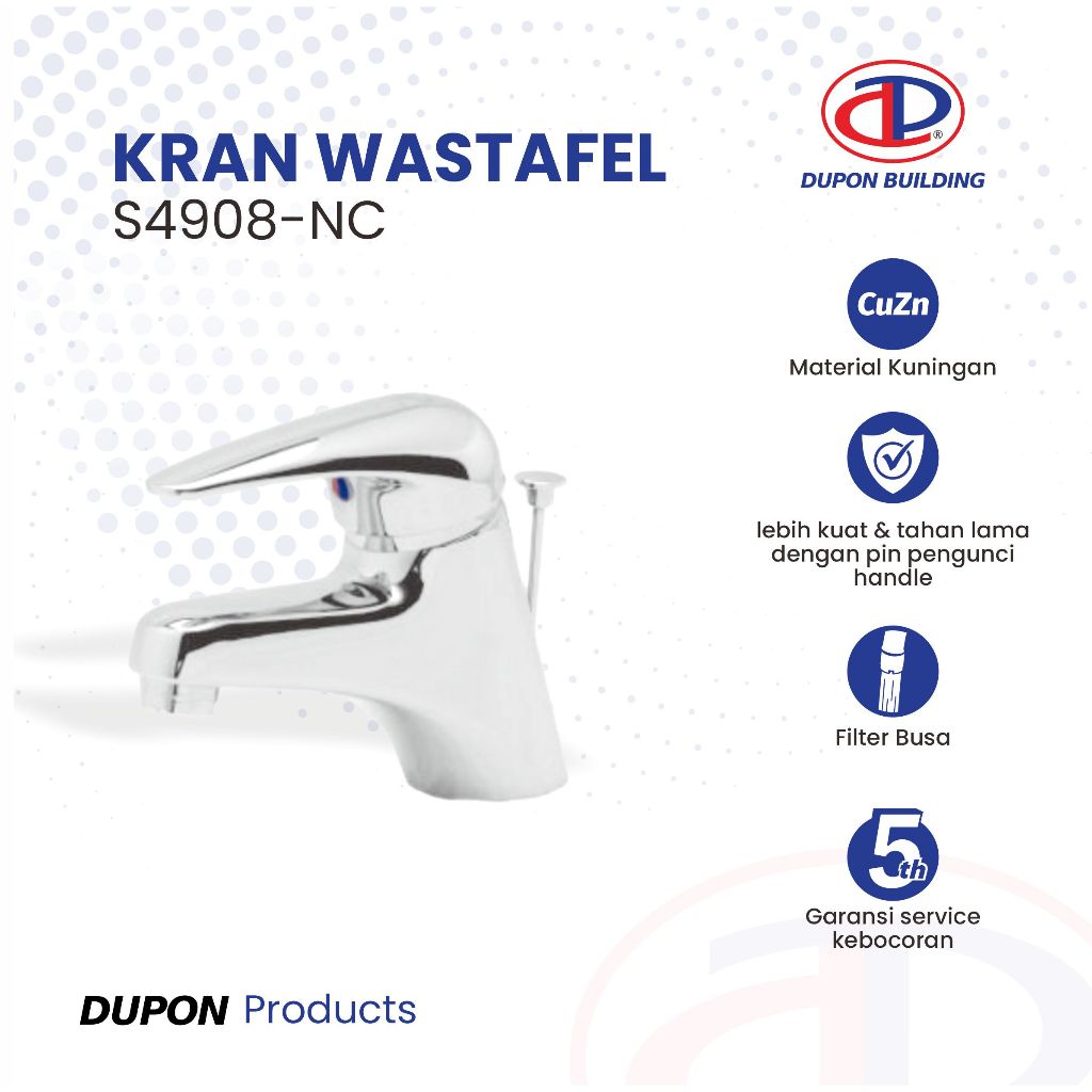 Jual DUPON Kran Mixer Wastafel S4908-NC | Shopee Indonesia