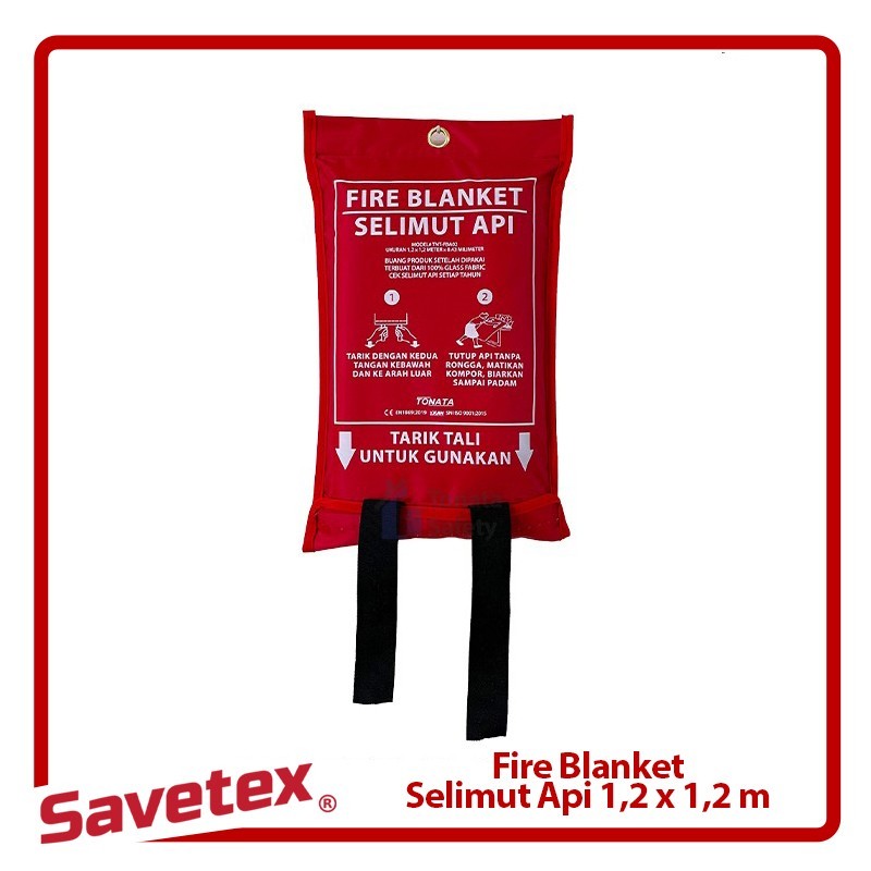 Jual Fire Blanket / Selimut Api 1,2 x 1,2 m | Shopee Indonesia