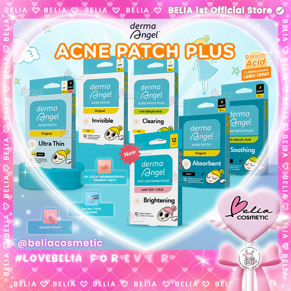 Jual BELIA DERMA ANGEL Acne Patch Day Night | Plester Jerawat ...