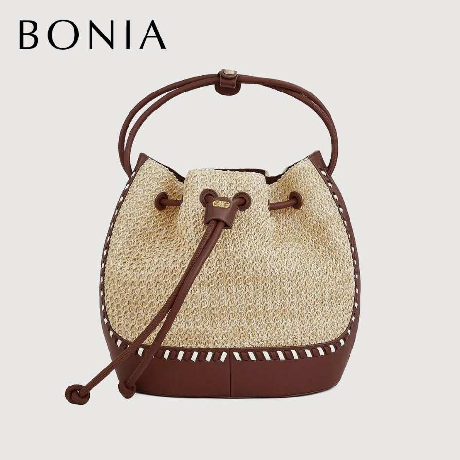 Jual Bonia - Emma Bucket Bag Brown | Shopee Indonesia