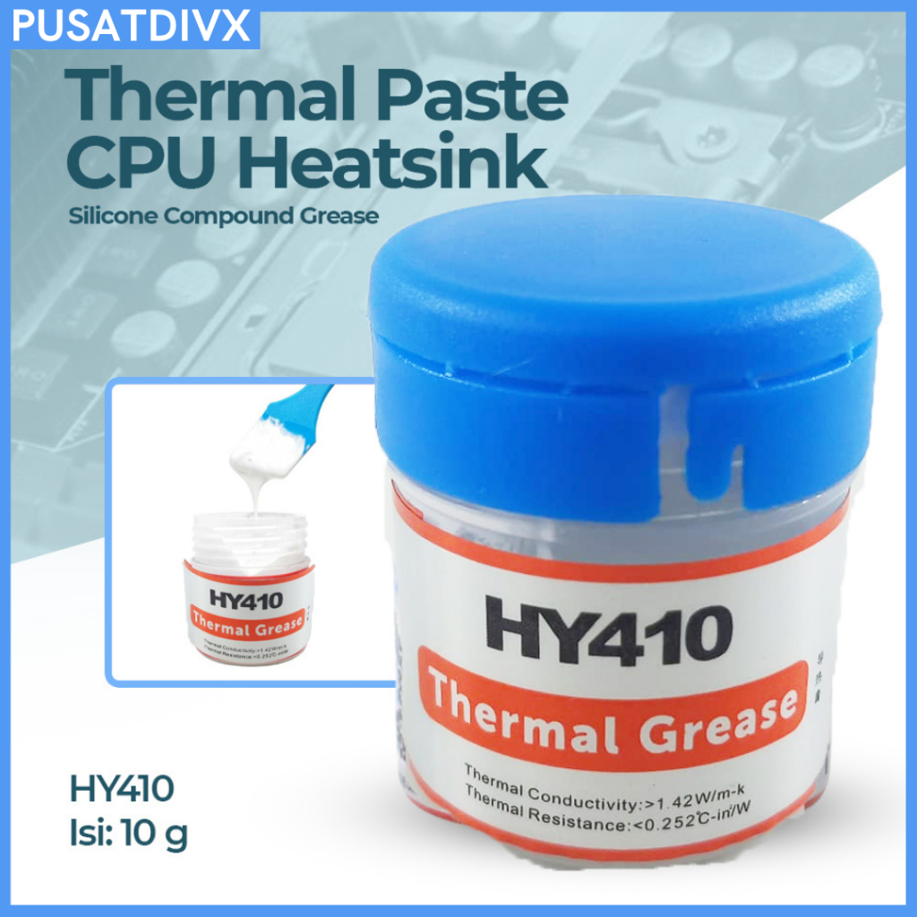 Jual SANJI HALNZIUE THERMAL PASTE HY510 GREASE 10 GR CPU GPU VGA LAPTOP ...