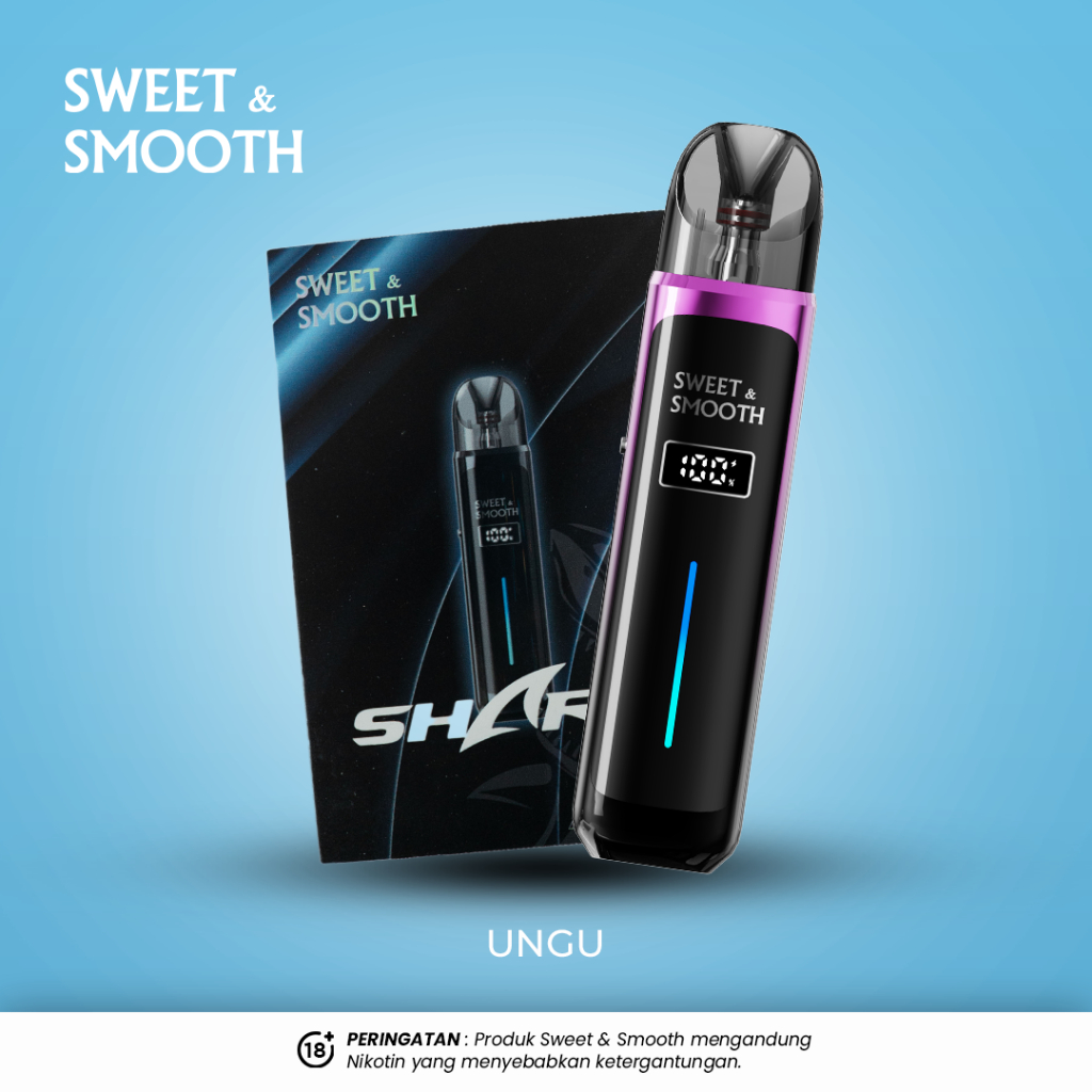 Jual Sweet and Smooth POD Shark 1000 mAh Airflow Adjust | Shopee Indonesia