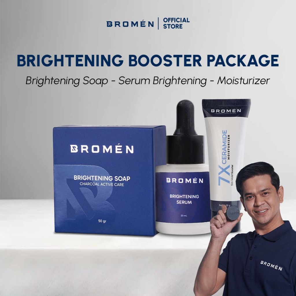Jual BROMEN BRIGHTENING BOOSTER ( Brightening Soap + Brightening Serum ...