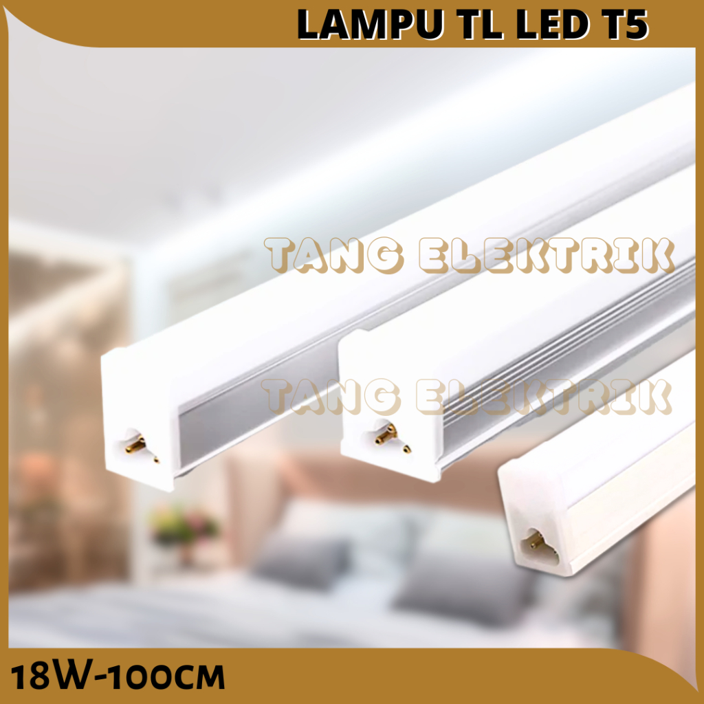 Jual Lampu T5 LED Lampu TL T5 18W 90CM Lampu Tubelight T5 Lampu Neon ...